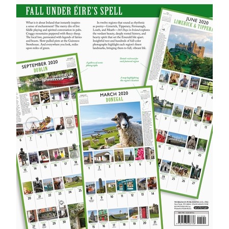 Workman Publishing Ireland Calendar 2020 Gifts For Home For Wall at ...
