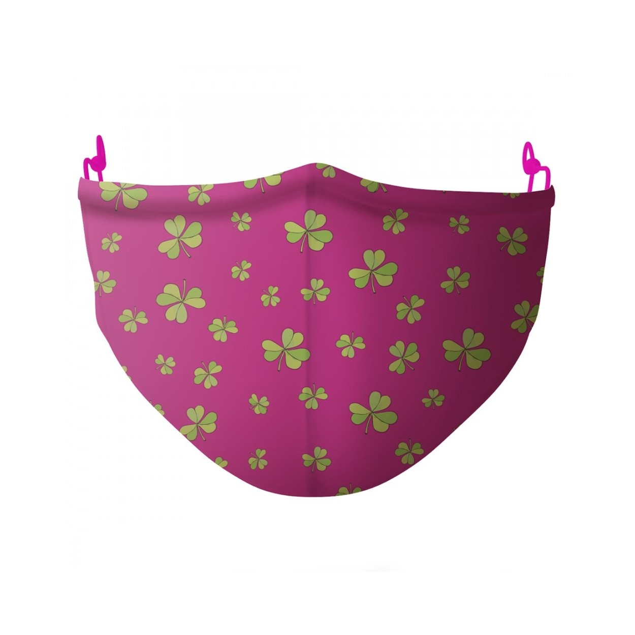 Irish Traditional Craft Irish Celtic Face Mask (Pink Shamrock ) Gifts ...