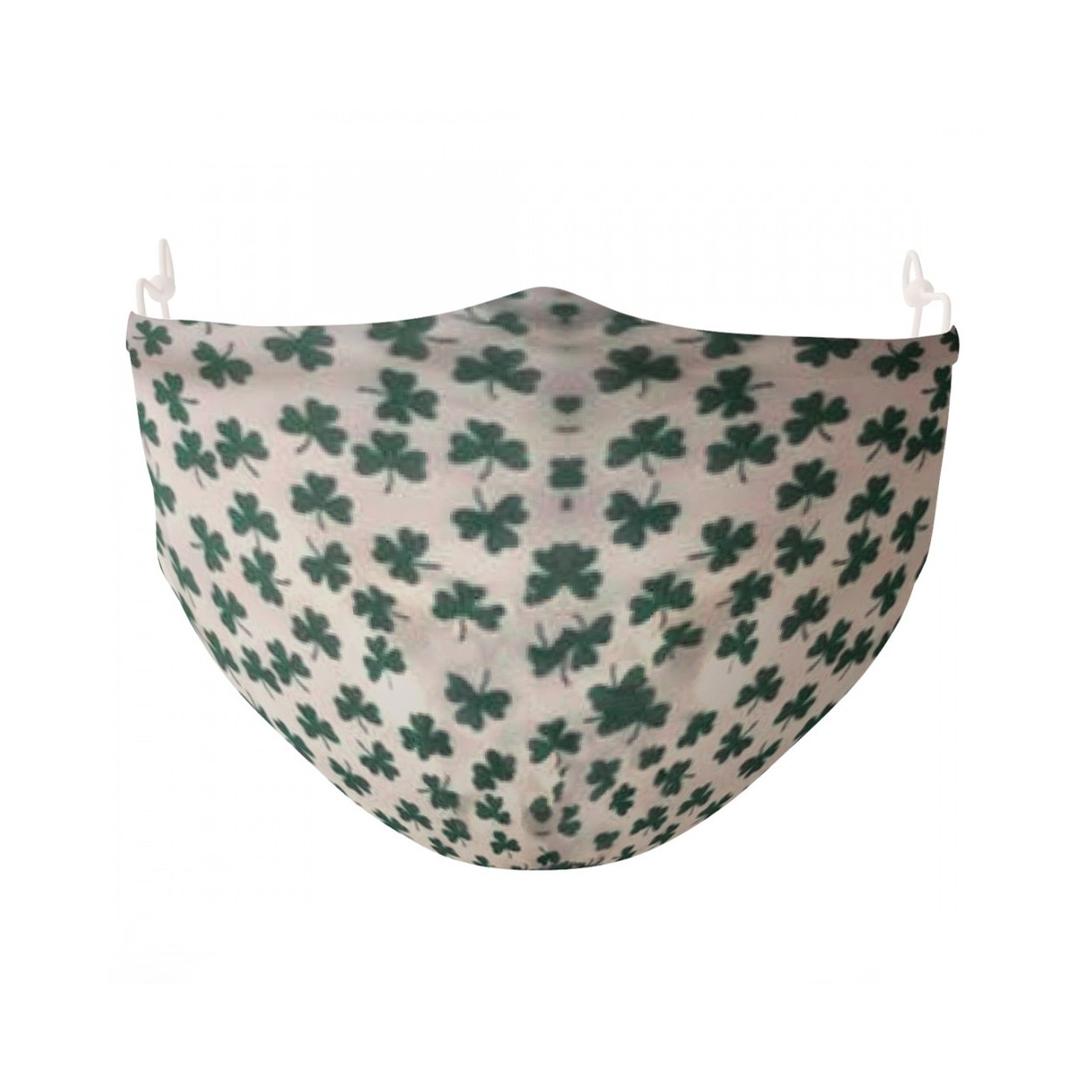 Irish Traditional Craft Irish Celtic Face Mask (White Shamrock) Gifts ...