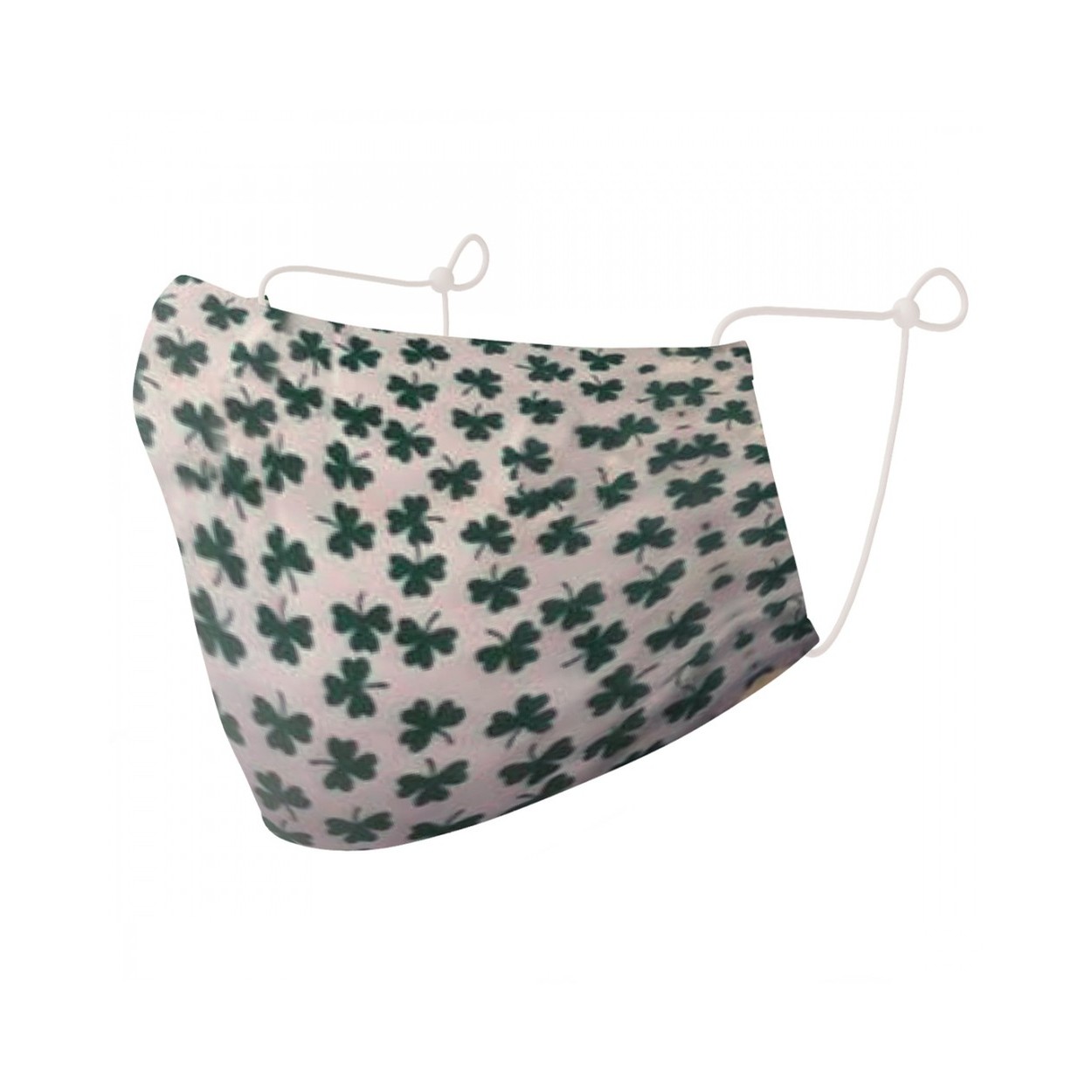 Irish Traditional Craft Irish Celtic Face Mask (White Shamrock) Gifts ...