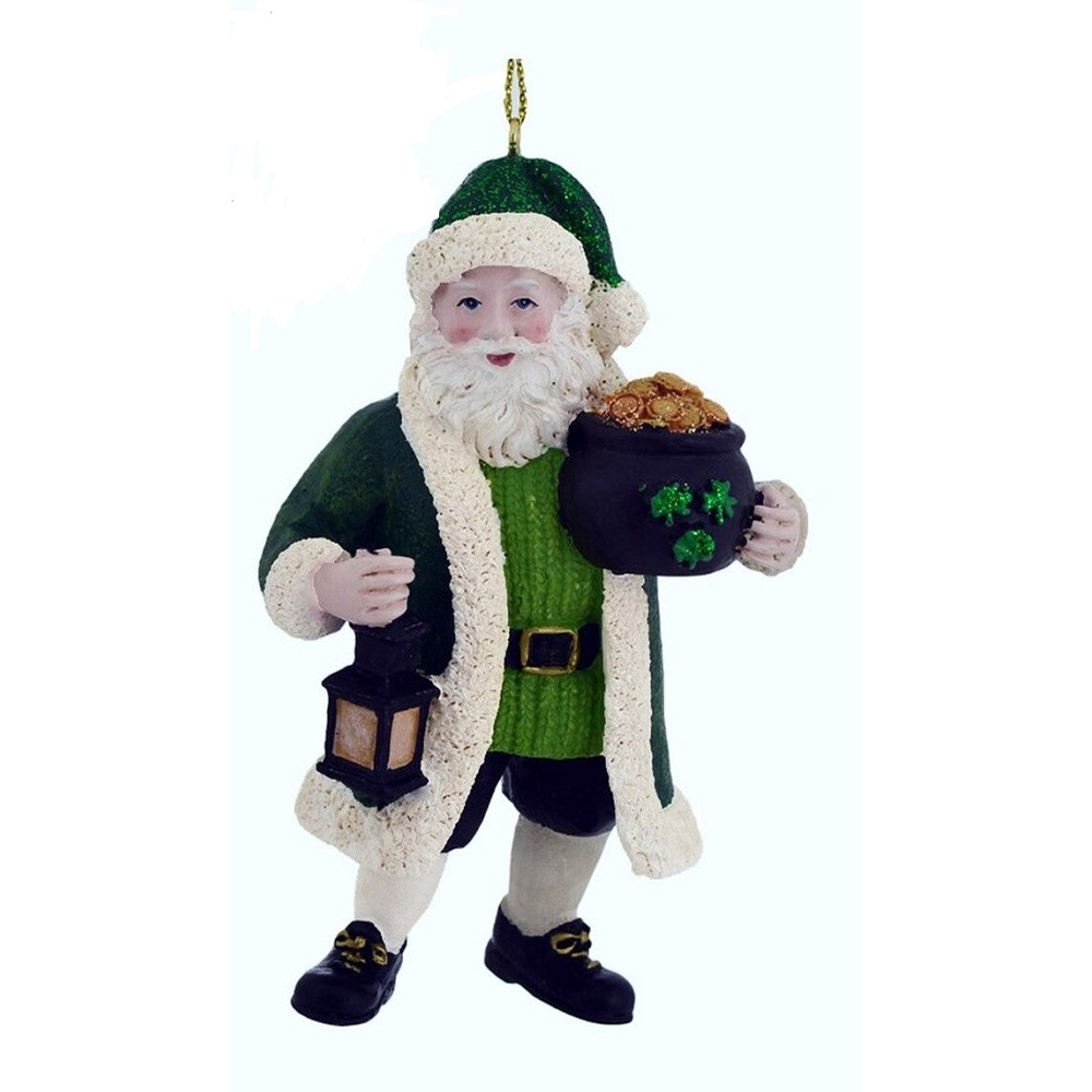 BOE Irish Santa Ornament (Pot of Gold) Christmas at Irish on Grand