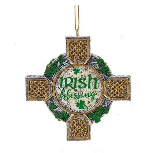 BOE Kurt Adler Irish Blessing Cross Christmas at Irish on Grand