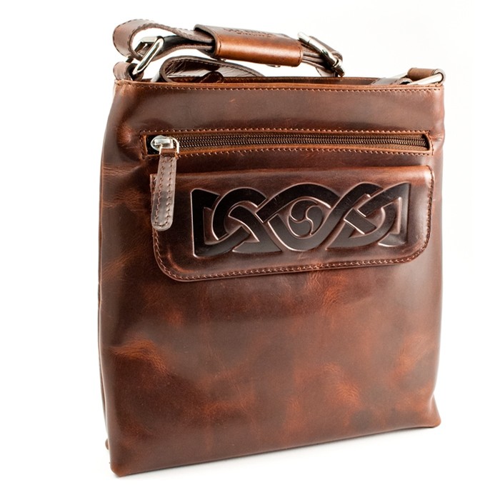 Lee River Leather Leather Celtic Knot Shoulder Bag Clothing Accessories ...