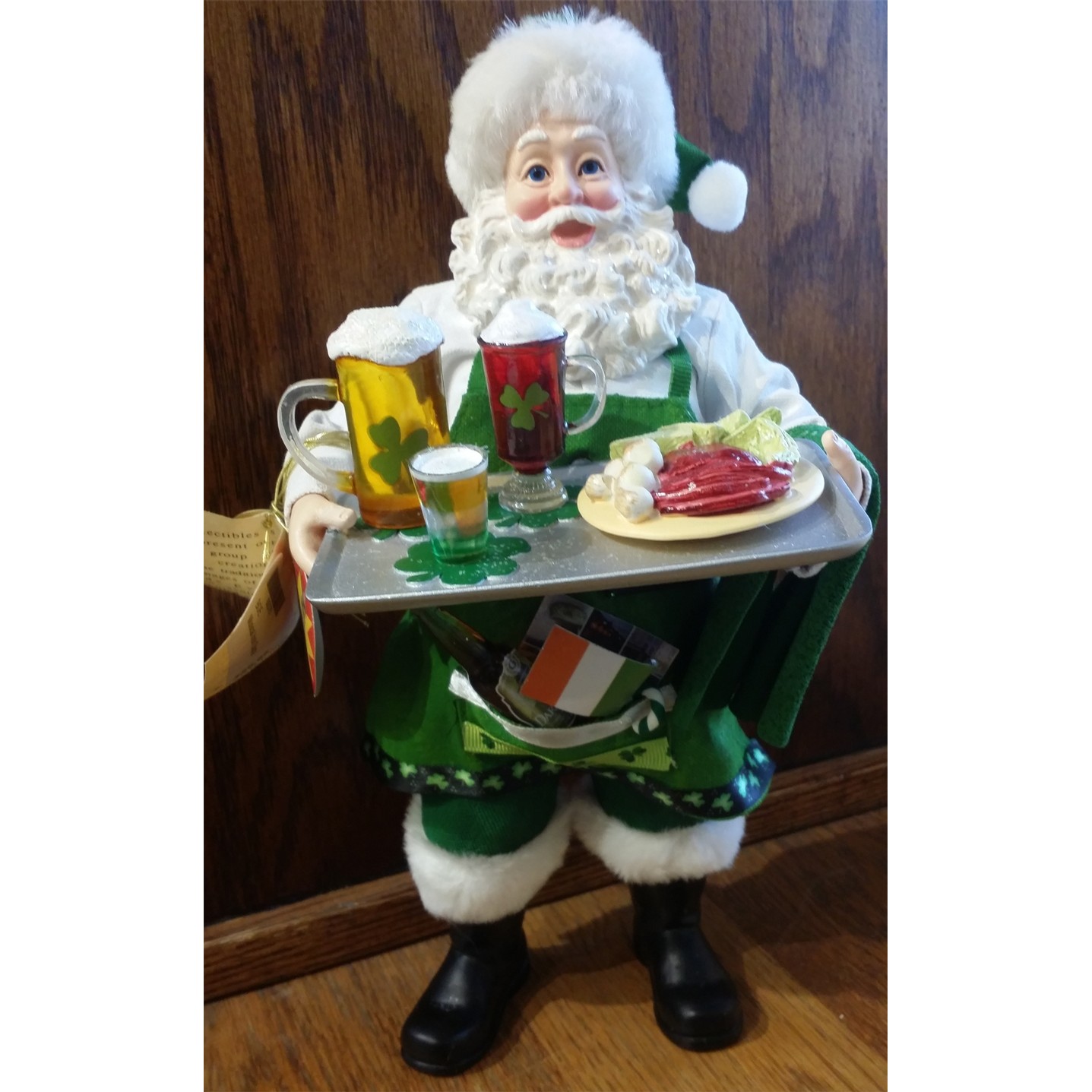 Kurt Adler Irish Santa (Musical) Christmas at Irish on Grand