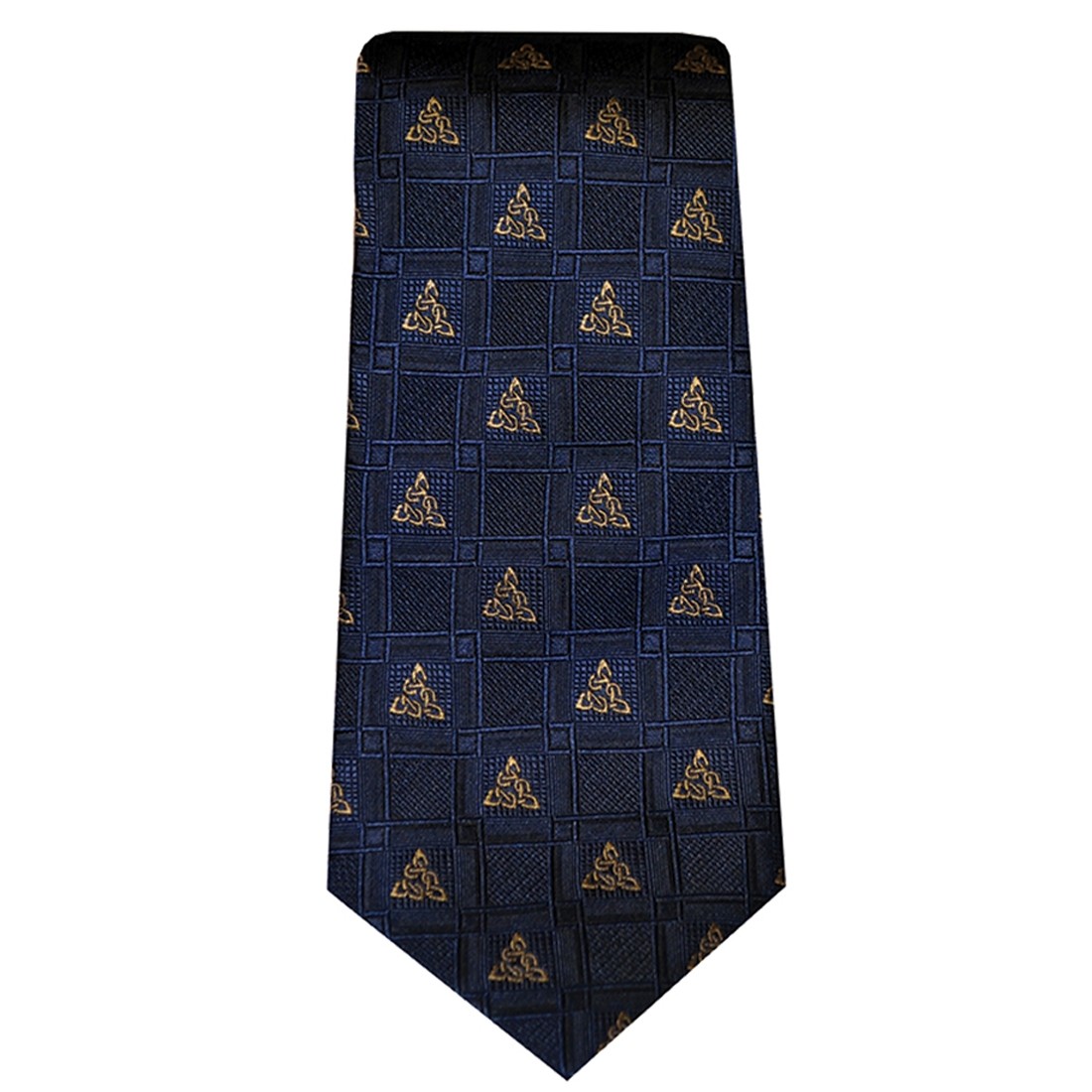 Patrick Francis Celtic Silk Tie (Navy Celtic Knot) Clothing Accessories ...