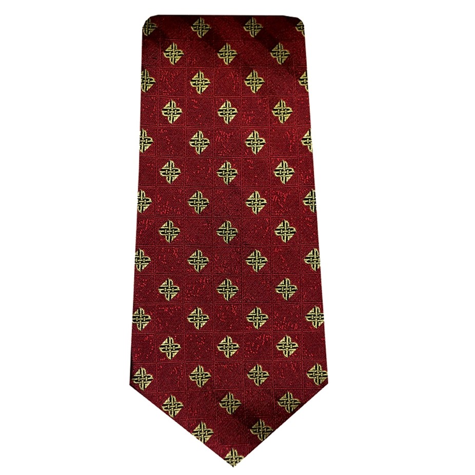 Patrick Francis Celtic Silk Tie (Red Celtic Knot) Clothing Accessories ...