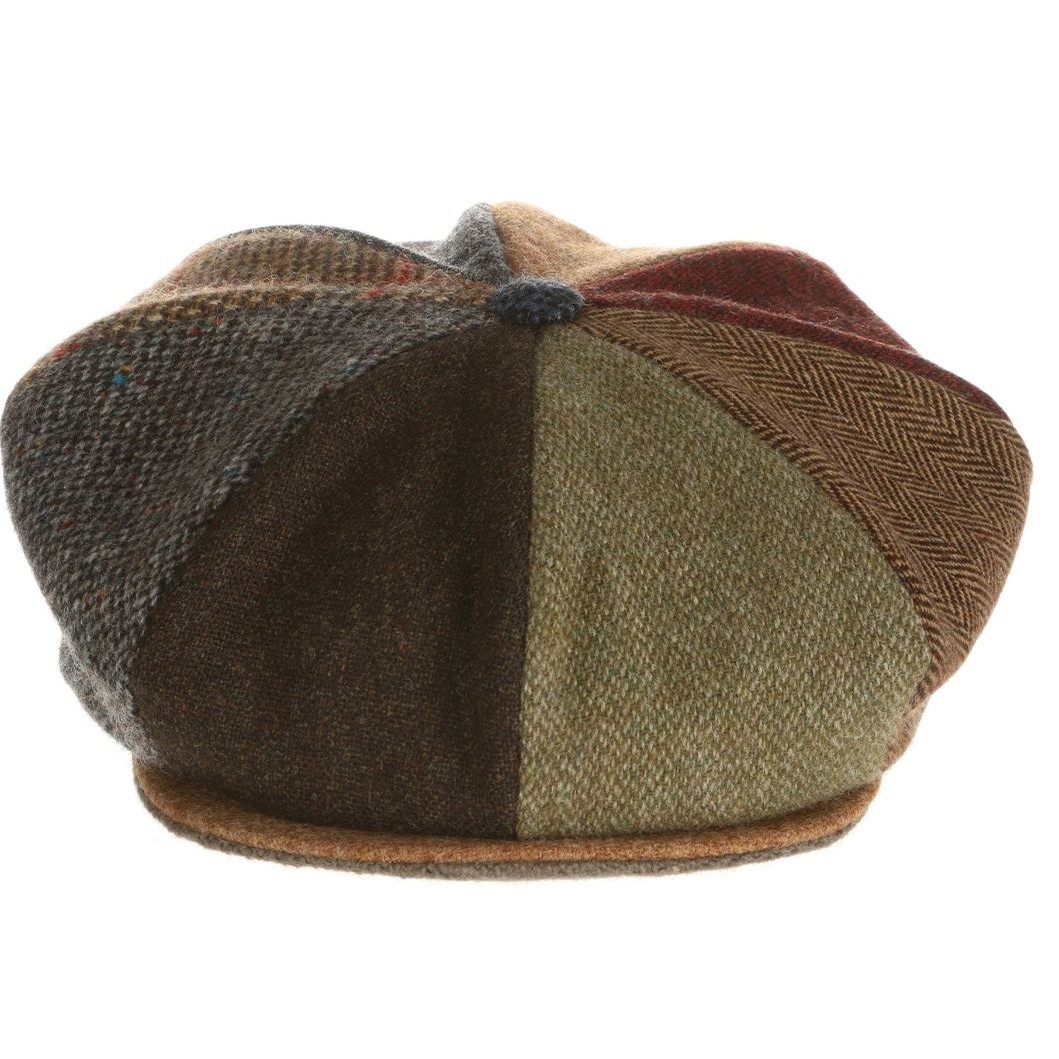 Hanna Hats Peaky Blinder Cap (Patch Tweed) Clothing Caps Hats at Irish ...