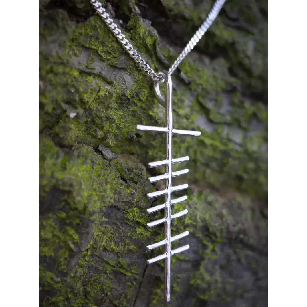 Ogham Treasures Ogham Pendant (Love Grá ) Jewelry Pendants Necklaces at ...