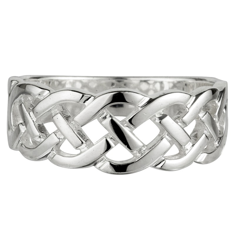 Solvar Jewelry Sterling Silver Celtic Woven Ring Jewelry Rings at Irish ...