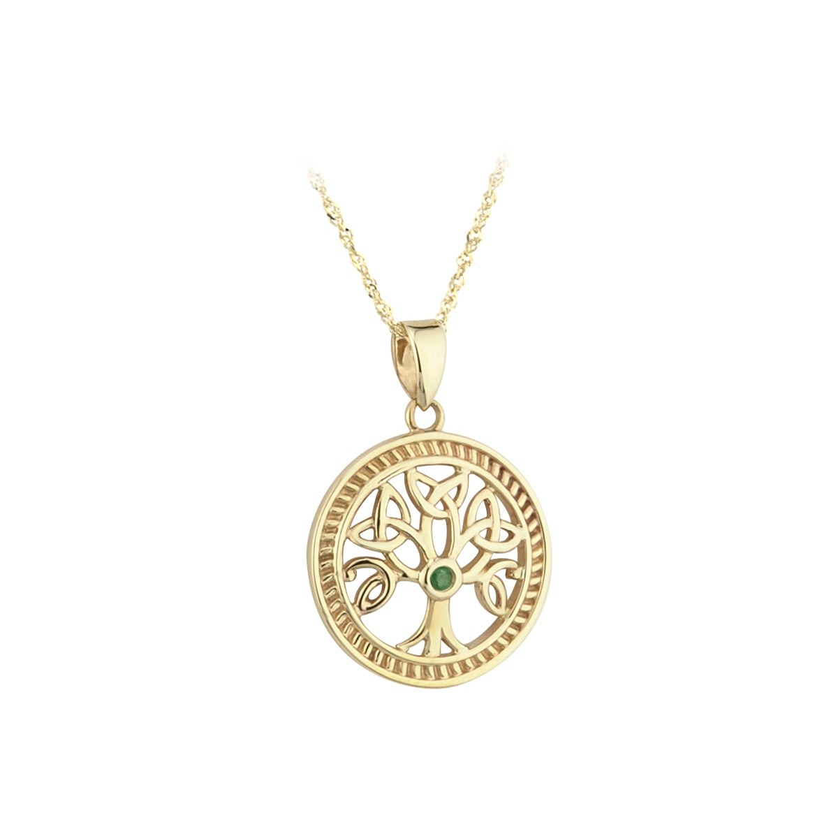 Solvar Jewelry Gold Tree of Life Jewelry Pendants Necklaces at Irish on ...
