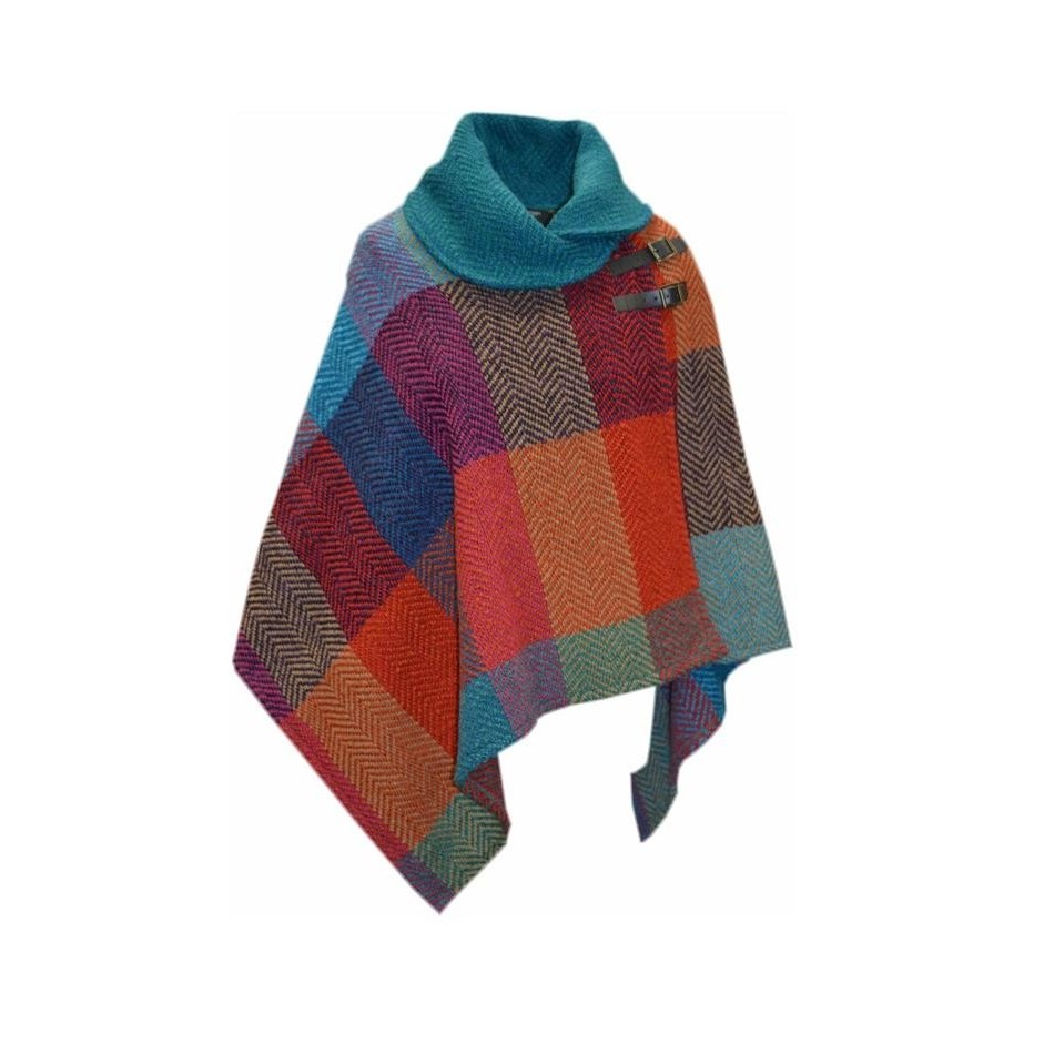 Branigan Weavers Irish Shawl Collar Cape (Donegal Red) Clothing Capes ...