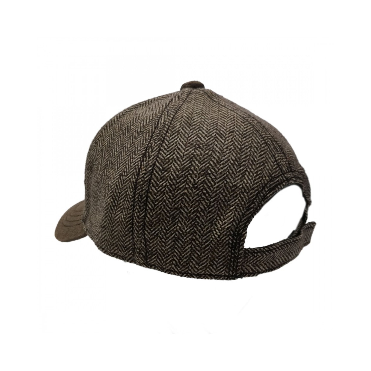Irish Traditional Craft Brown Ireland Tweed Suede Peak Baseball Cap ...