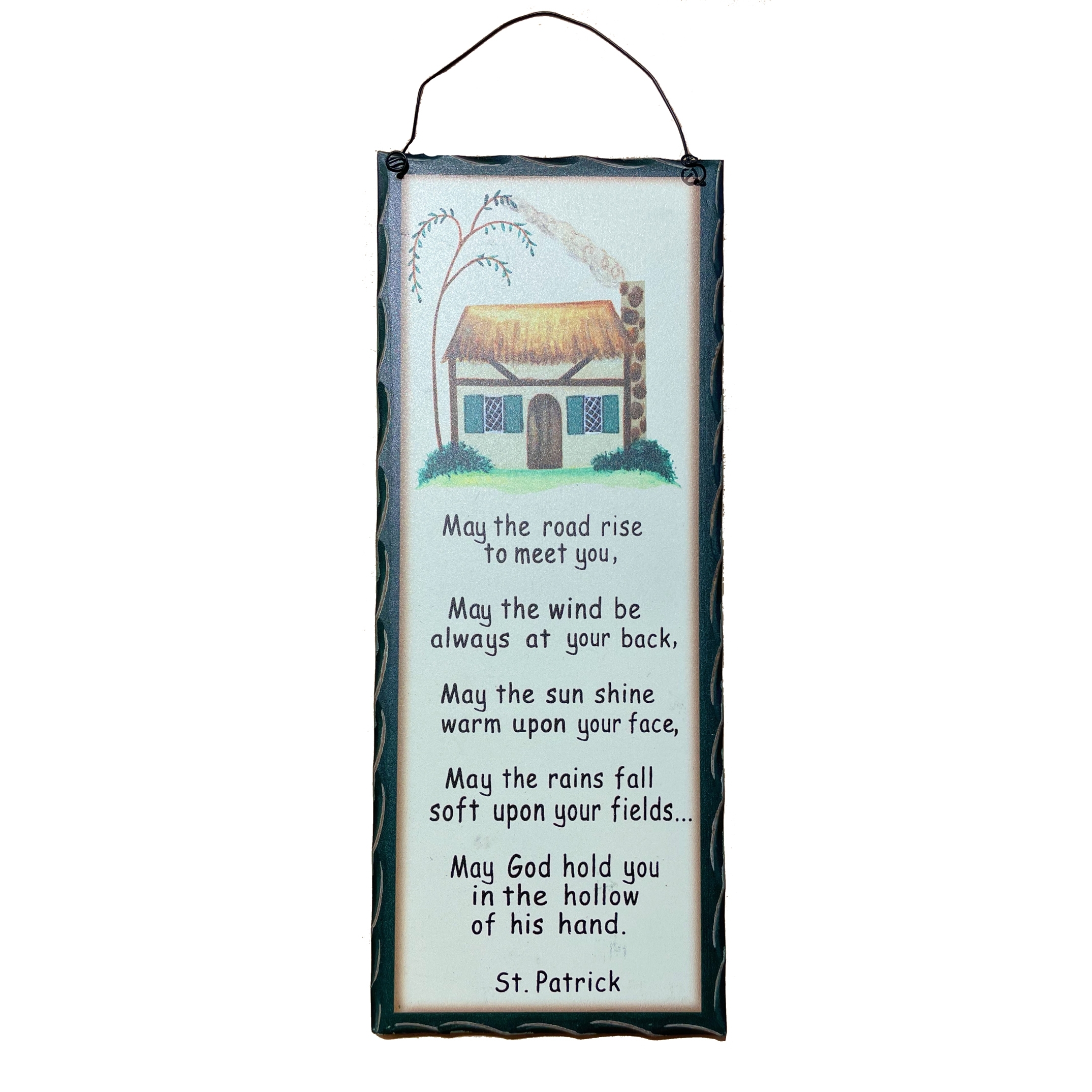 Burke and Hogan Hanging Wooden Irish Blessing Sign For Home For Wall ...