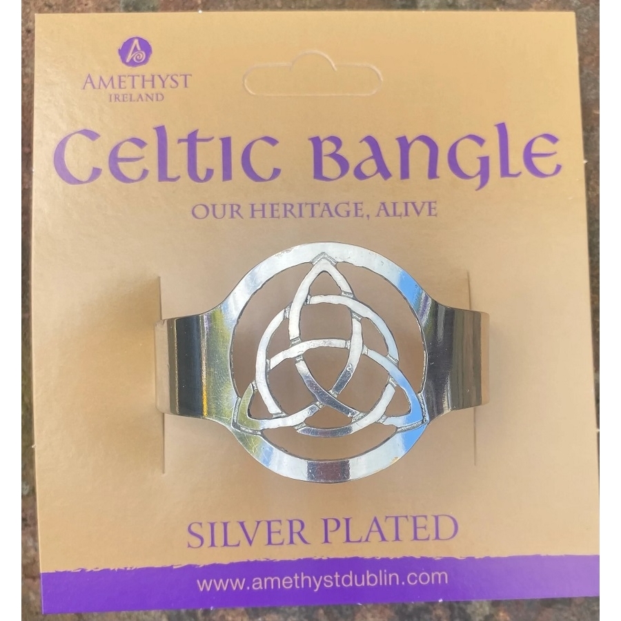 Amethyst Dublin Celtic Irish Bangle (Trinity and Circle) Bracelets ...