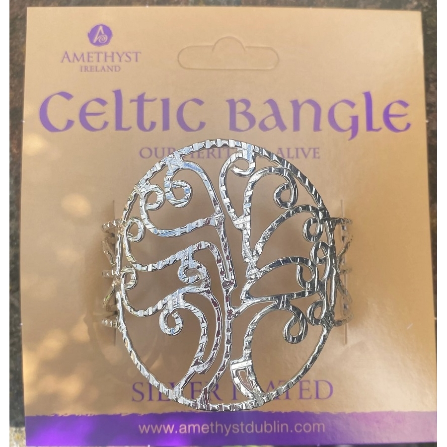 Amethyst Dublin Celtic Irish Bangle (Tree of Life) Jewelry Bracelets ...
