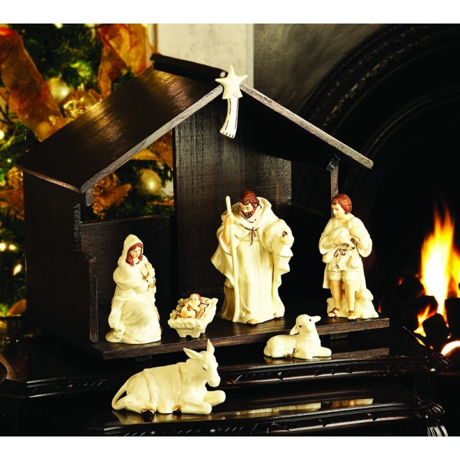 Belleek China Belleek Nativity Set Christmas at Irish on Grand