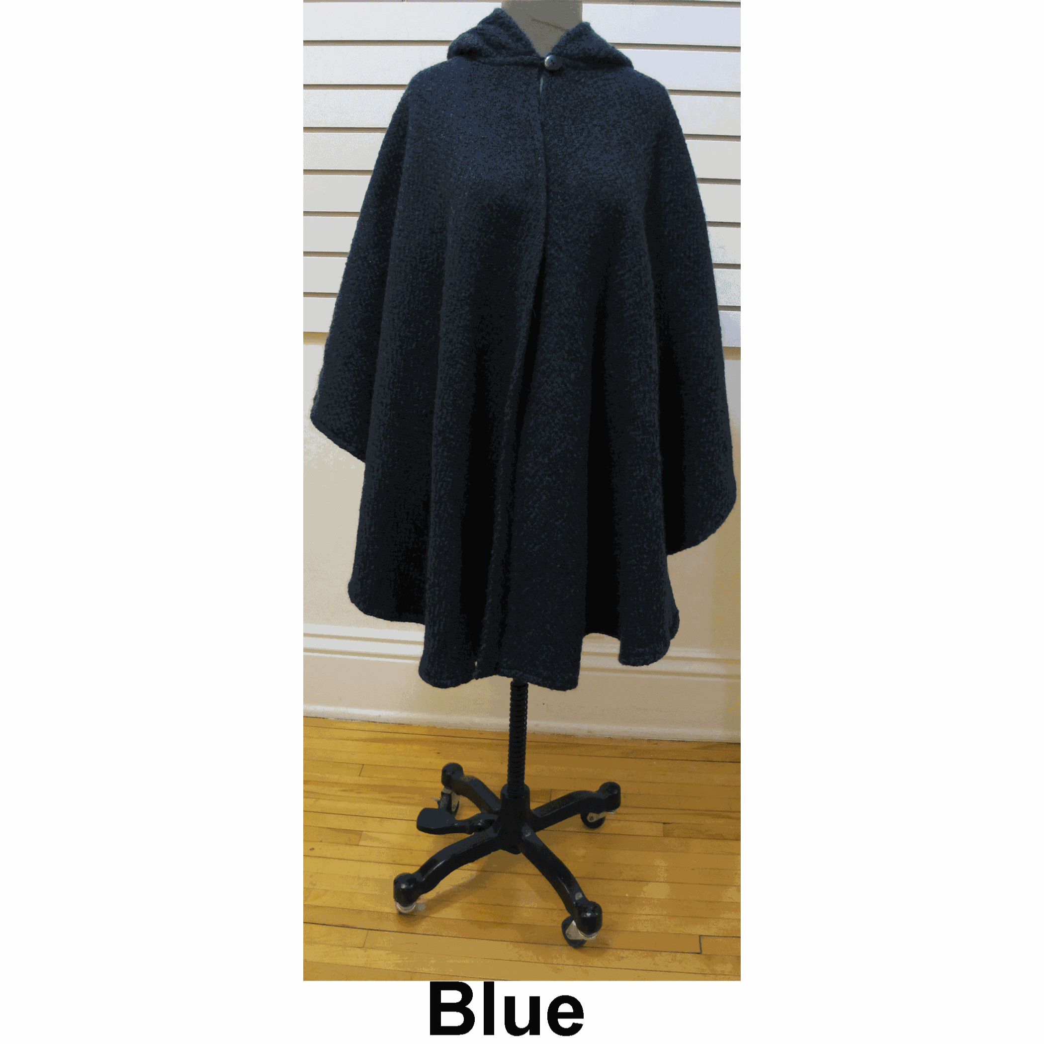 Branigan Weavers Irish Cape Katie (Navy Blue) Clothing Capes Shawls at ...