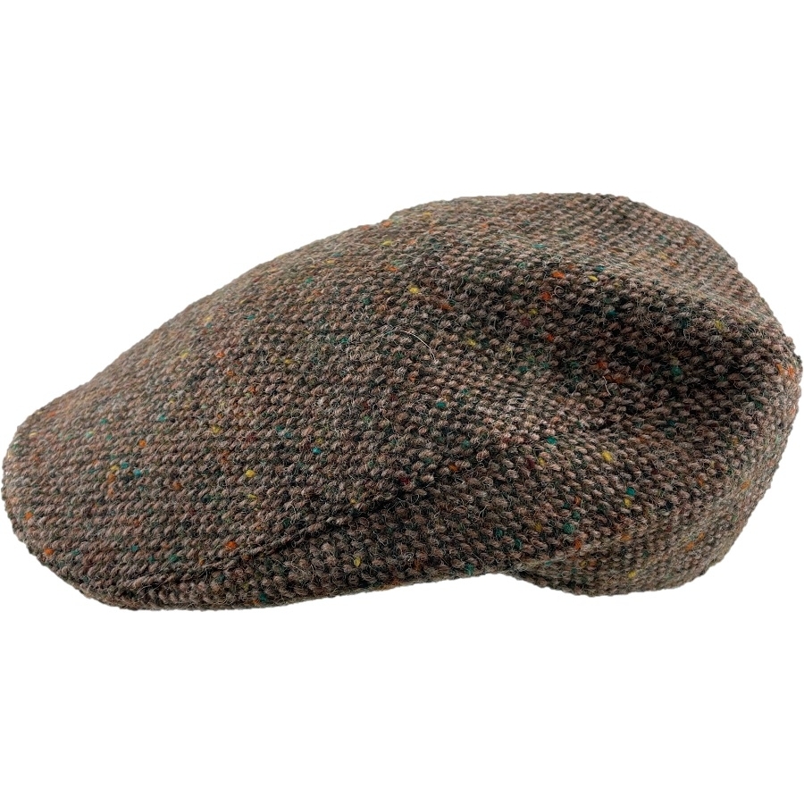 Hanna Hats Irish Touring Cap (Scarecrow Brown Tweed) Clothing Caps Hats ...