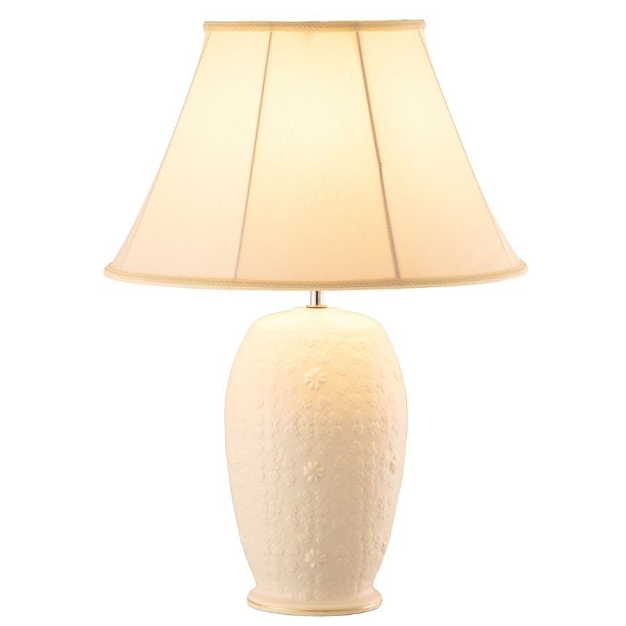 Belleek China Field of Shamrocks Lamp Gifts For Home at Irish on Grand