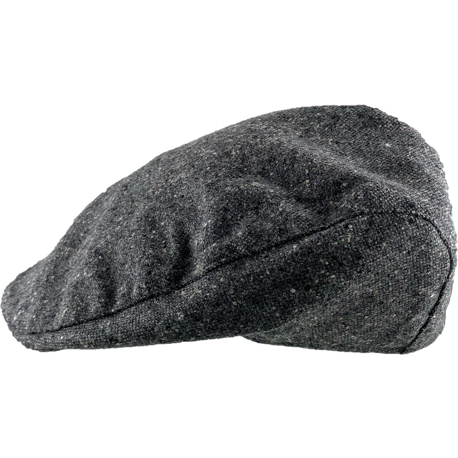 Hanna Hats Irish Touring Cap (Grey Speckled Tweed) Clothing Caps Hats ...