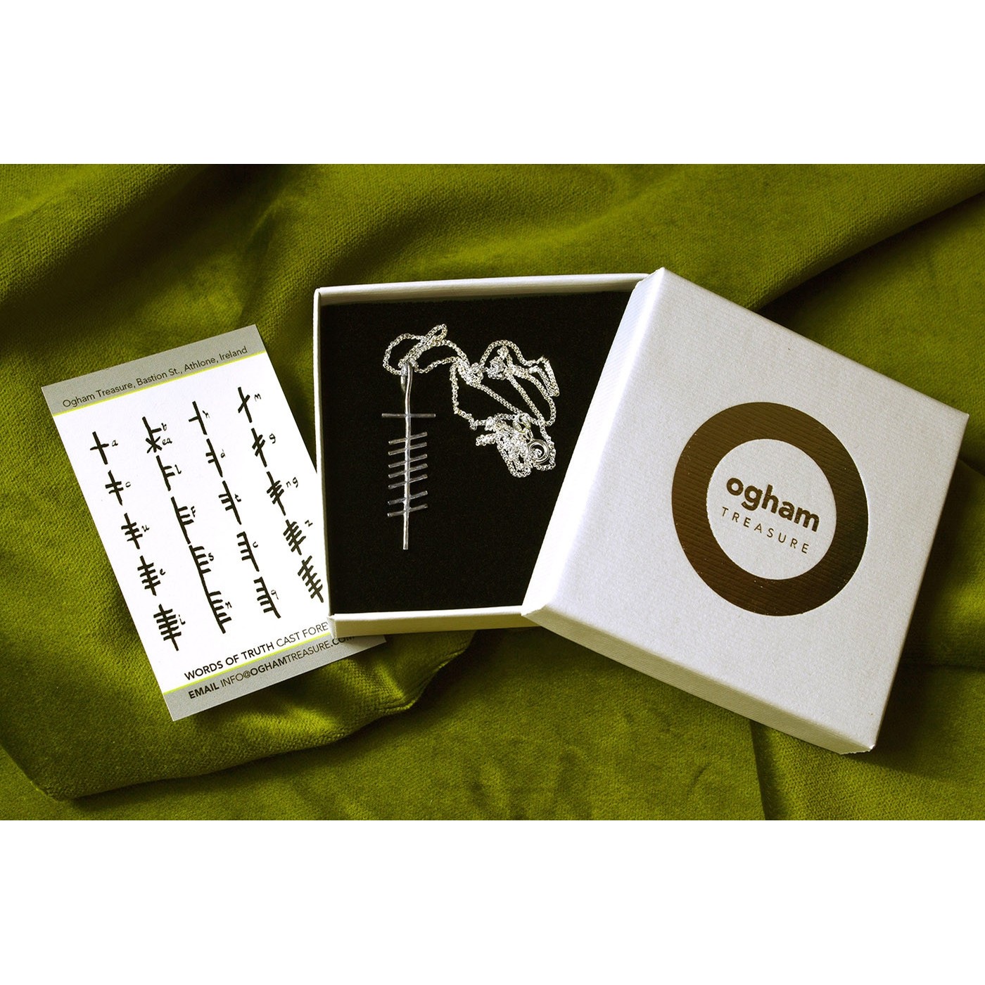 Ogham Treasures Ogham Pendant (Love Grá ) Jewelry Pendants Necklaces at ...