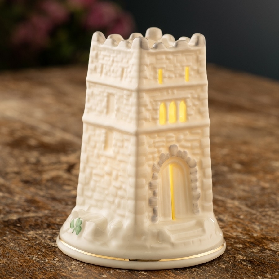 Belleek China Monea Castle LED Votive Gifts For Home at Irish on Grand