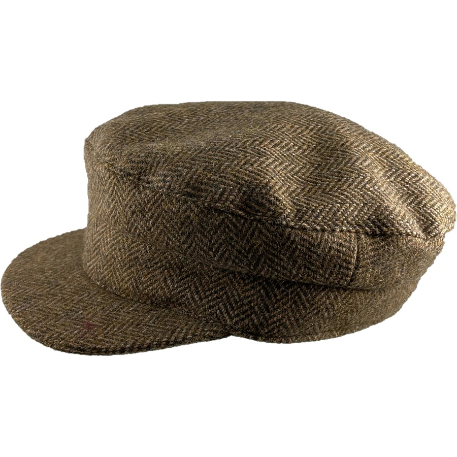 Hanna Hats Skipper Cap (Brown Herringbone) Clothing Caps Hats at Irish ...