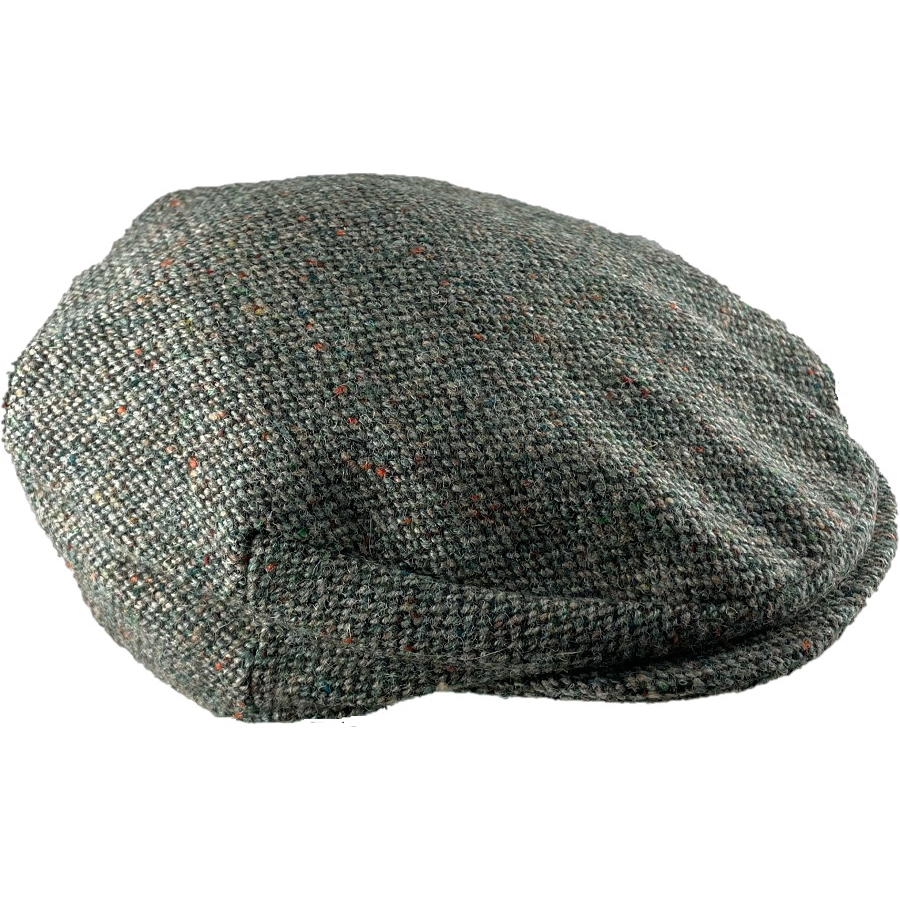 Hanna Hats Irish Vintage Cap (Sea Glass Barleycorn Tweed) Clothing Caps Hats at Irish on Grand