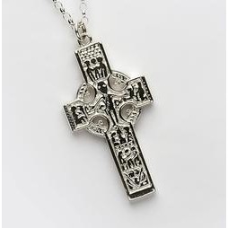 Fado Jewelry Silver Ogham Durrow High Cross Jewelry Crosses at Irish on ...