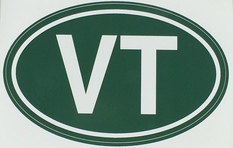 Lovermont VT Euro Sticker (Green) Stickers at University Mall Store