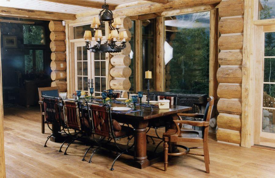 Log Home Dining Rooms