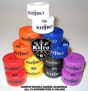 Khiro Double Barrel Bushing Pack Hardware Bushings at Switch Skateboarding