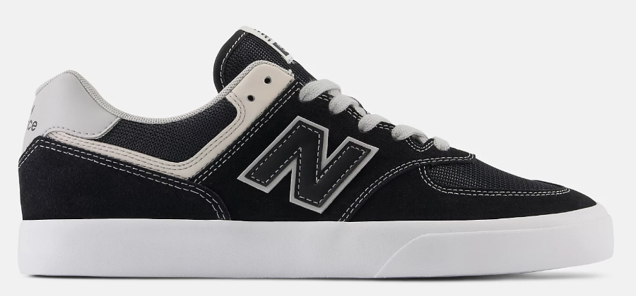 New Balance Numeric 574 Vulc (Black/Grey) Skate Shoes at Switch ...