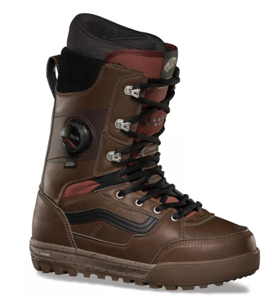 Vans Invado Pro (Brown/Red) Men's Boots at Switch Skateboarding