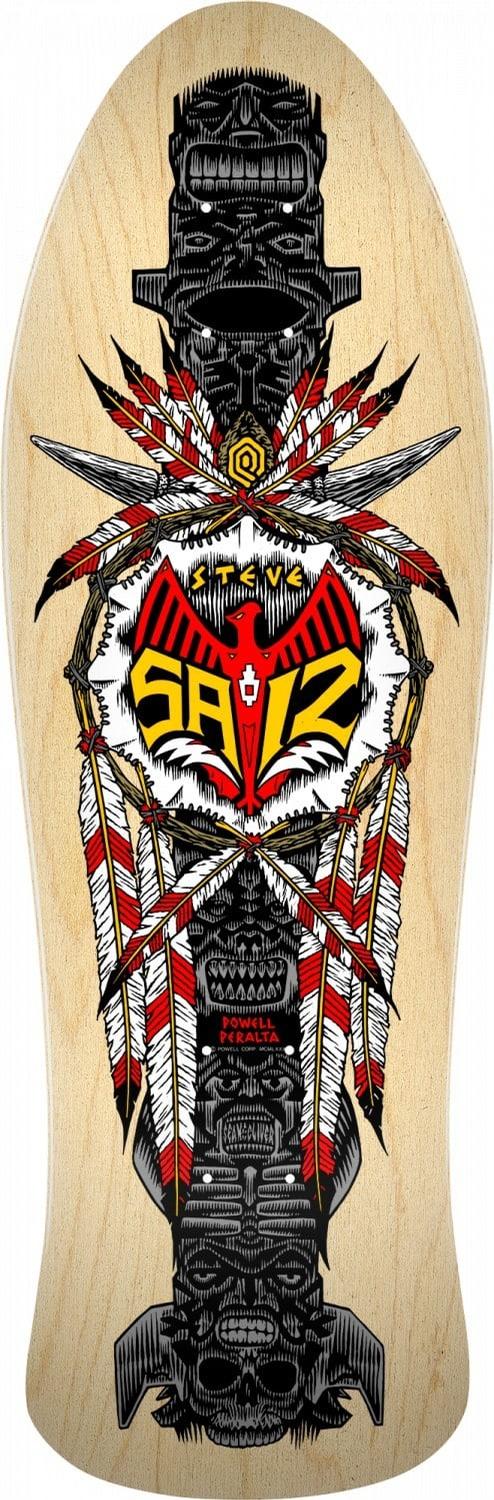Powell Peralta Steve Saiz Totem Deck (Natural) Old School at Switch ...