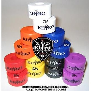 Khiro Double Barrel Bushing Pack Hardware Bushings at Switch Skateboarding