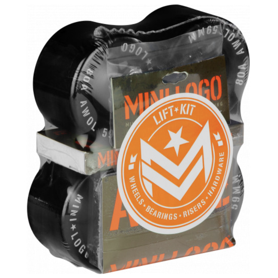 Mini Logo AWOL Lift Kit (Black) Wheels at Switch Skateboarding