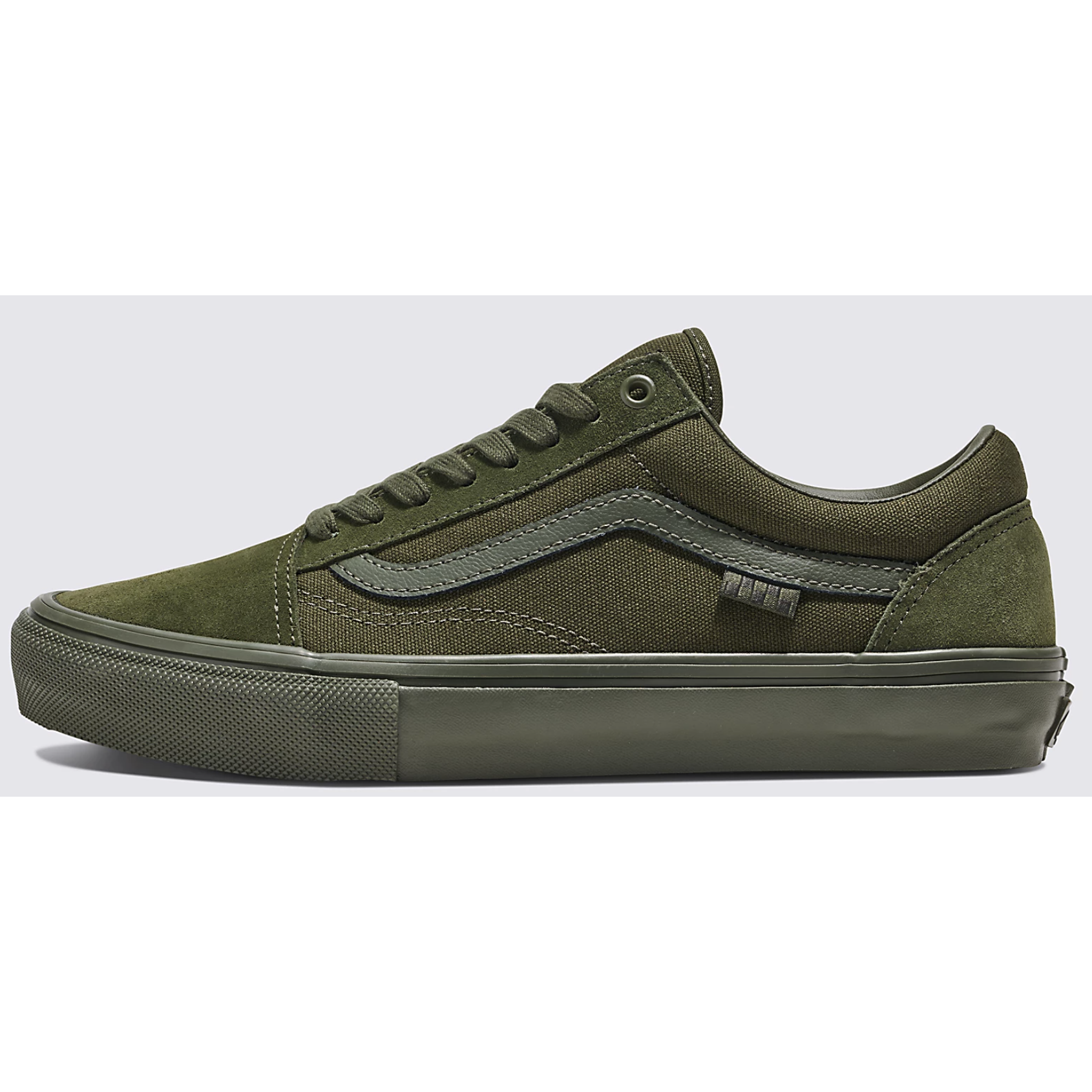 Vans Skate Old Skool (Mono Olive) Skate Shoes at Switch Skateboarding