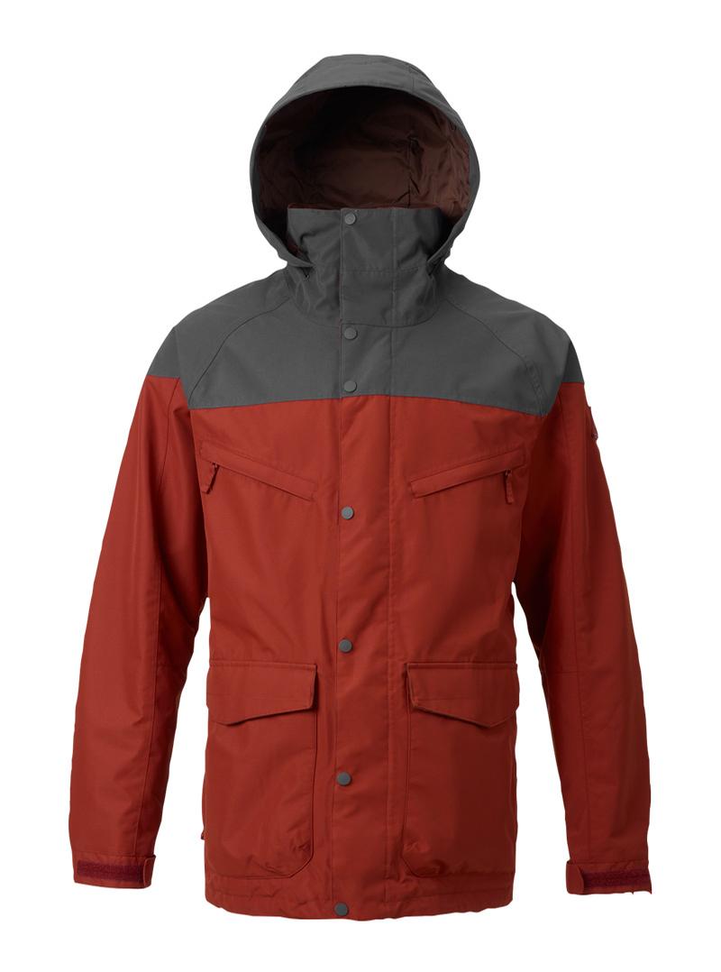 Burton Snowboards 2018 Breach Jacket - Fired Brick/Faded Jackets at ...