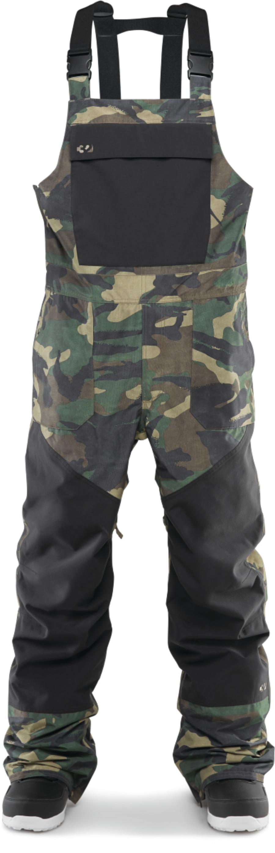 ThirtyTwo Basement Bib (Camo) Pants at Underground Snowboards