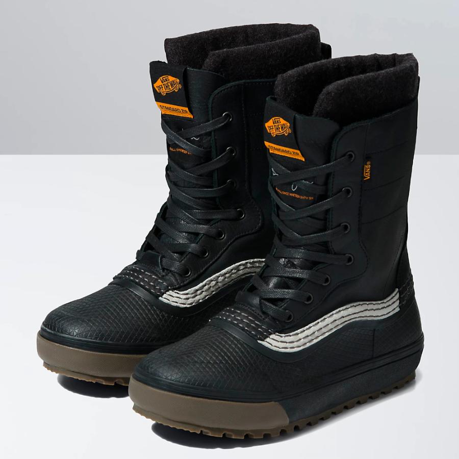 Vans Standard Zip Snow MTE (Black/Dark Gum) Men at Underground Snowboards