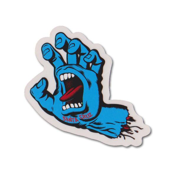 Santa Cruz Screaming Hand Decal Accessories Stickers at Westside Tarpon
