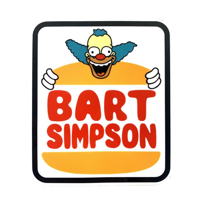 Prime Bart Burger Slick Old School Accessories Stickers at Westside Tarpon
