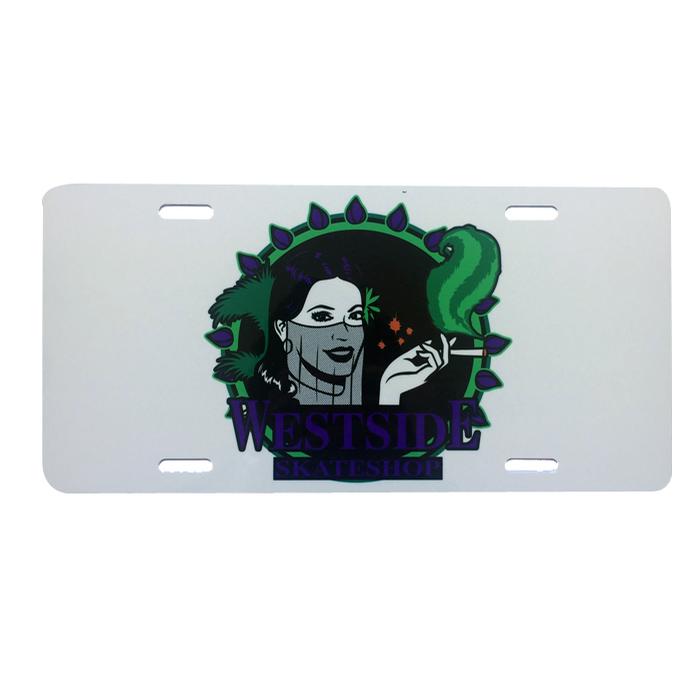 Westside Skateshop Sensi License Plate Accessories at Westside Tarpon