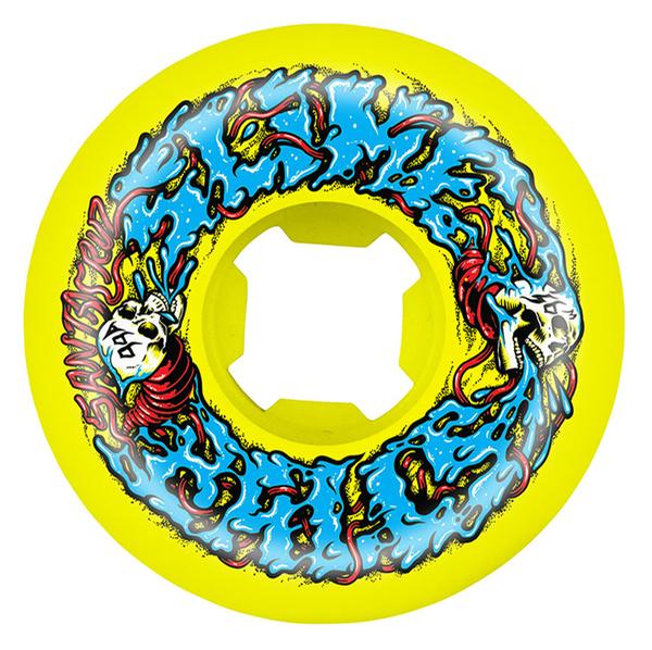 Santa Cruz Skull Spew Yellow Slime Balls Wheels at Westside Tarpon