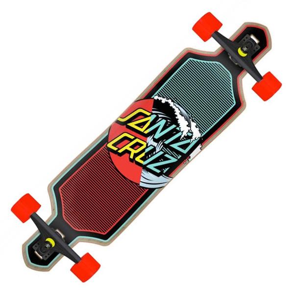 Santa Cruz Wave Dot Splice Drop Thru Cruzer Longboard Completes at ...