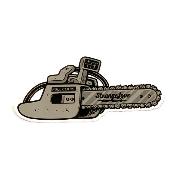 StrangeLove Full Court Chainsaw Sticker Accessories Stickers at ...