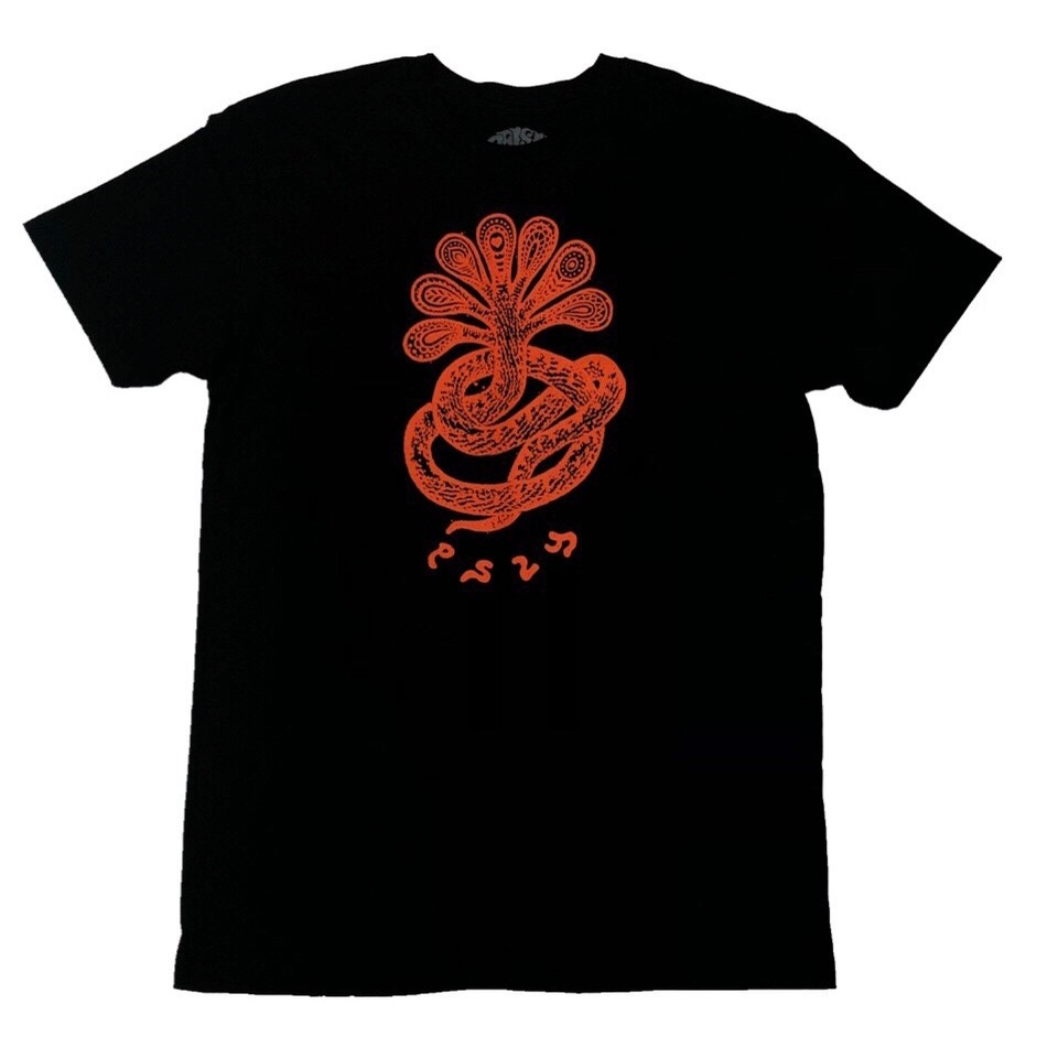 Paisley Snake Tee Black Clothing Shirts at Westside Tarpon