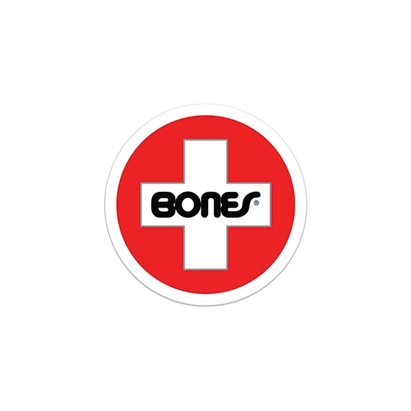 Bones Bones Swiss Logo (Medium) Accessories Stickers at Westside Tarpon