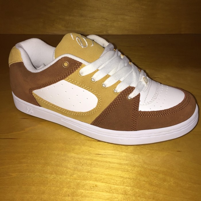 Es Accel OG Brown/Tan/White Footwear Adult at Westside Tarpon
